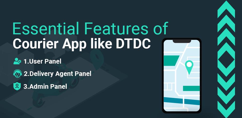 How much does it cost to build a courier app like DTDC?