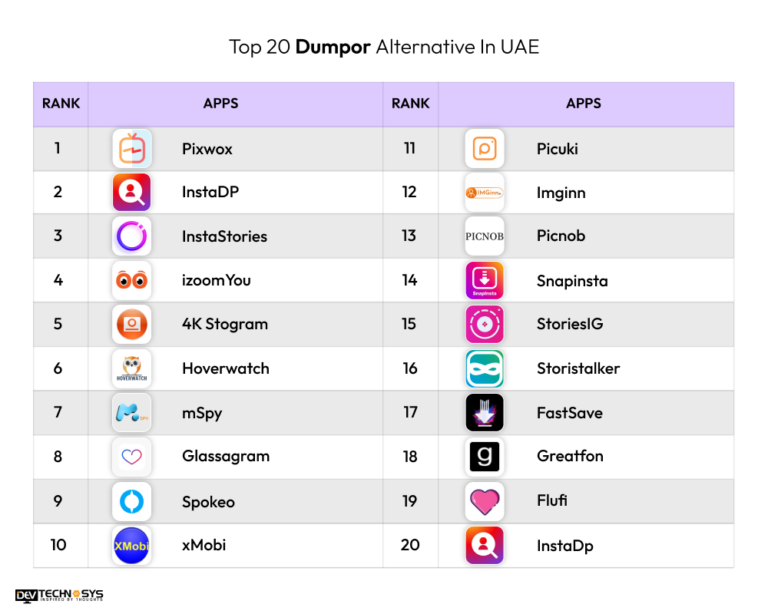 Top Dumpor Alternative in UAE