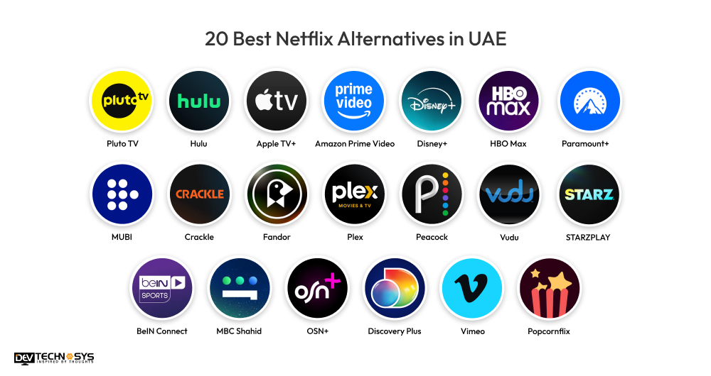 Netflix Alternatives in UAE - Dev Technosys UAE
