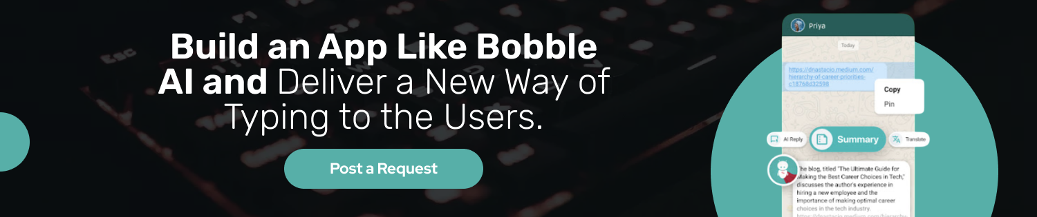 How to Build an App Like Bobble AI in 2025?